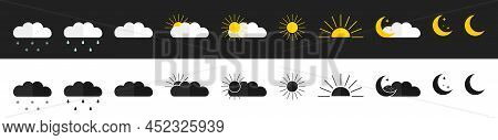 Weather Icons. Vector & Photo (Free Trial) | Bigstock