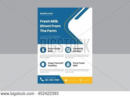 Pure Farm-fresh Milk Vector & Photo (Free Trial) | Bigstock