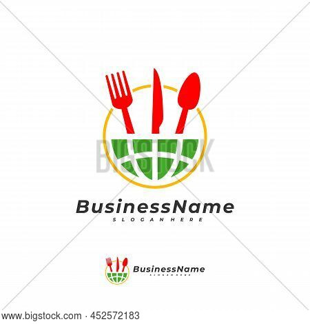World Food Logo Vector & Photo (Free Trial) | Bigstock