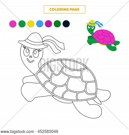 Coloring Page.color Vector & Photo (Free Trial) | Bigstock