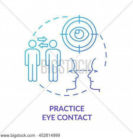 Practice Eye Contact Vector & Photo (Free Trial) | Bigstock