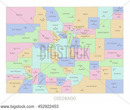 Colorado Us State Vector & Photo (Free Trial) | Bigstock