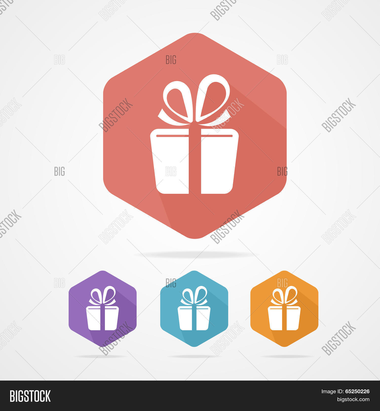 Gift Box Sign Vector Vector & Photo (Free Trial) | Bigstock