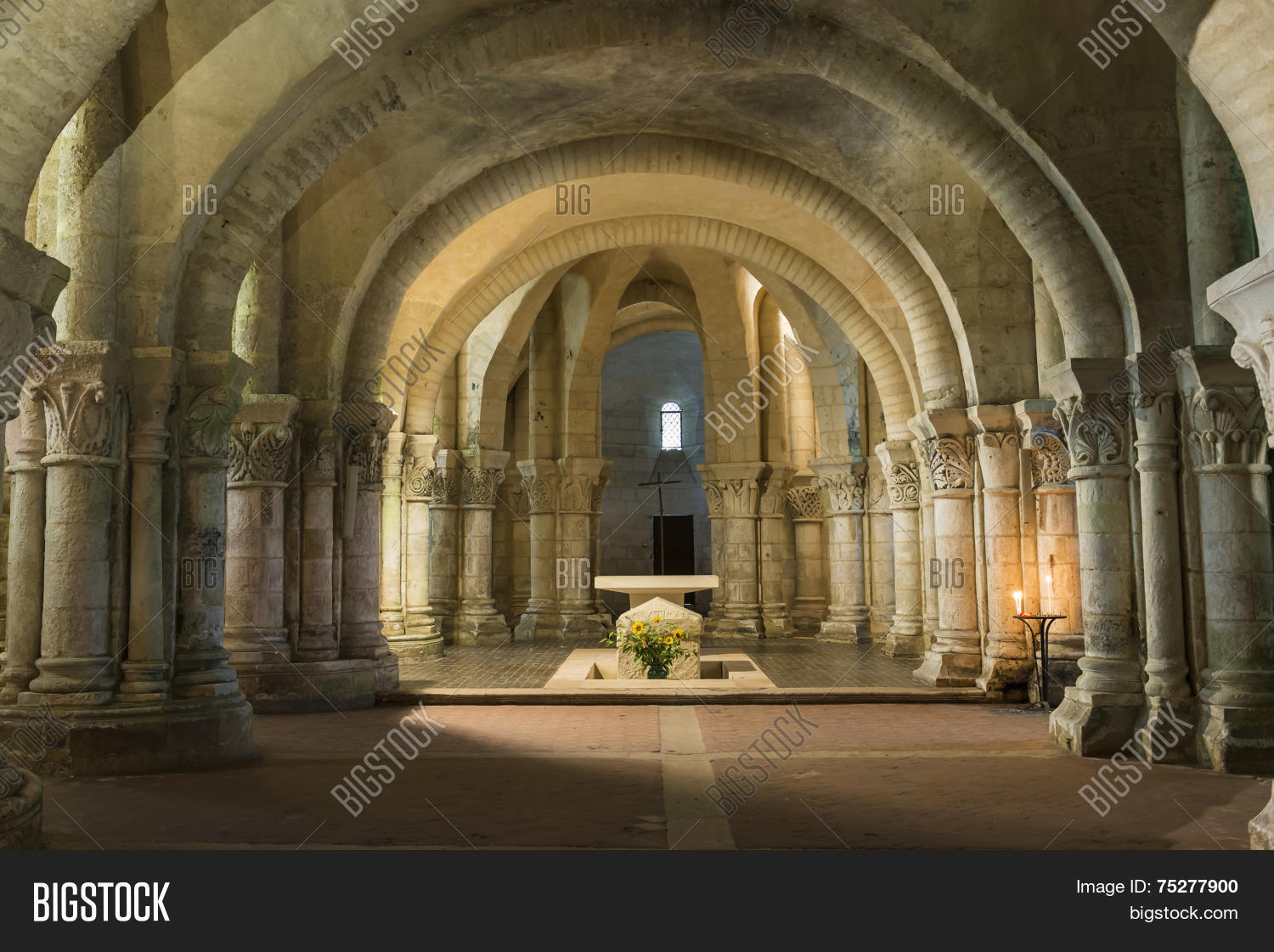 Crypt Saintes France Image & Photo (Free Trial) | Bigstock