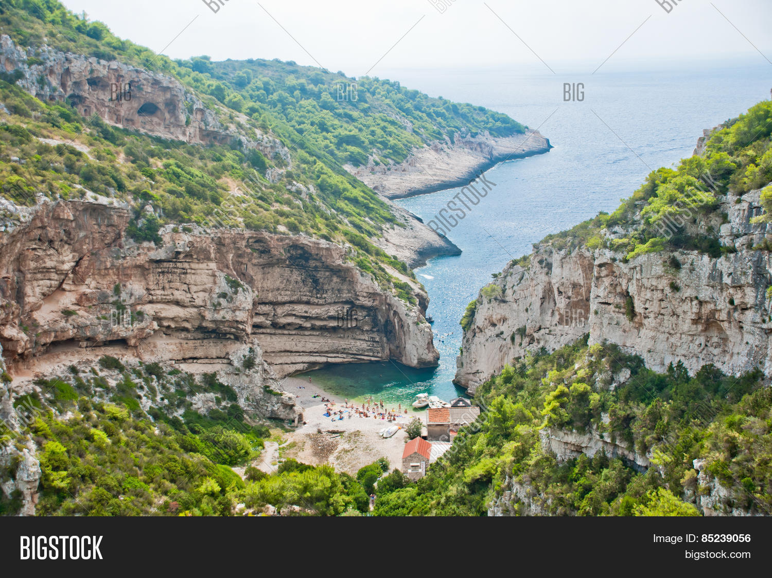 Beautiful Bay On Vis Image & Photo (Free Trial) | Bigstock