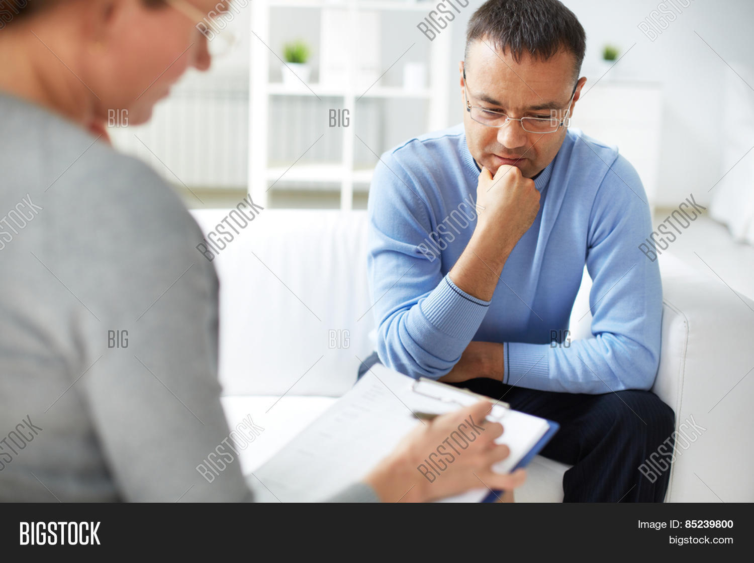 Man Sharing Problems Image & Photo (Free Trial) | Bigstock