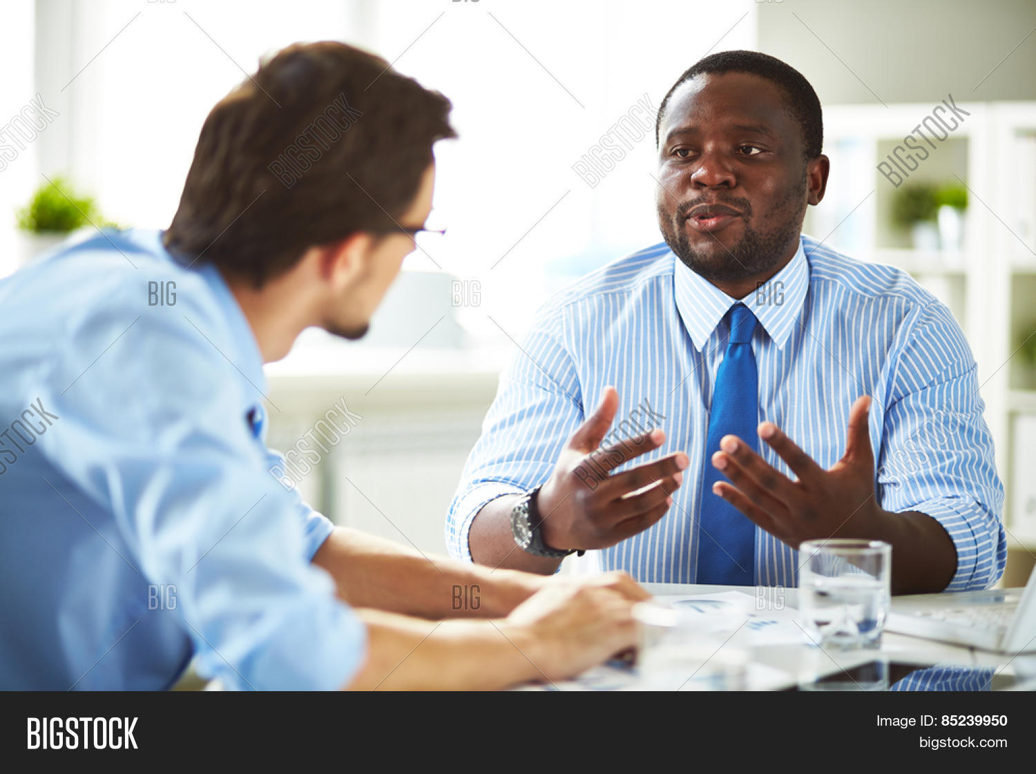 Two Managers Having Image & Photo (Free Trial) | Bigstock