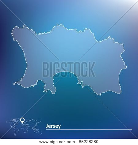 Map Jersey - Vector Vector & Photo (Free Trial) | Bigstock