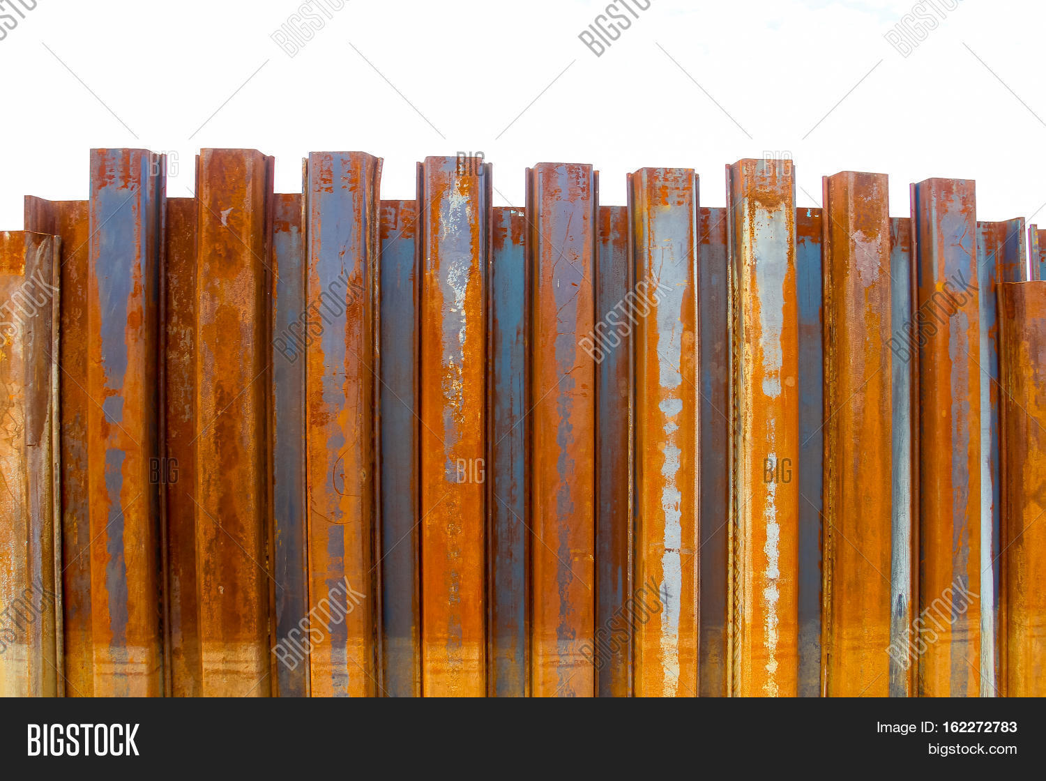 Sheet Pile Wall Steel Image & Photo (Free Trial) | Bigstock