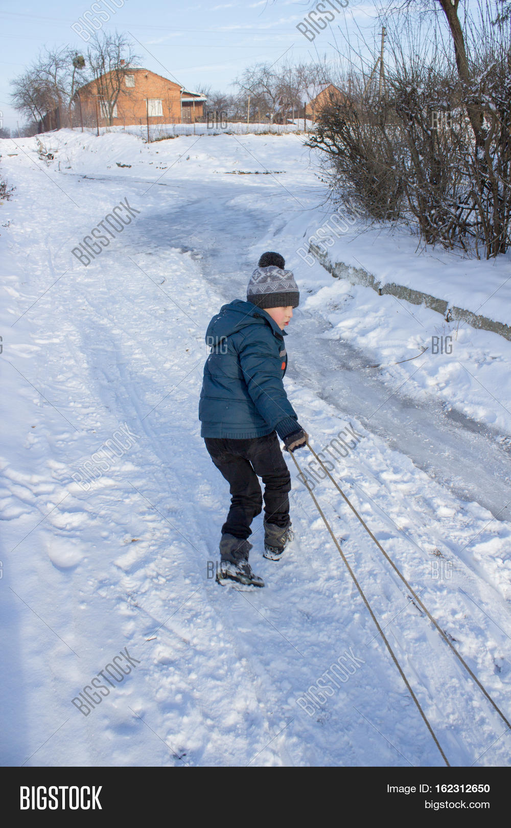 Young Boy Dressed Cold Image & Photo (Free Trial) | Bigstock