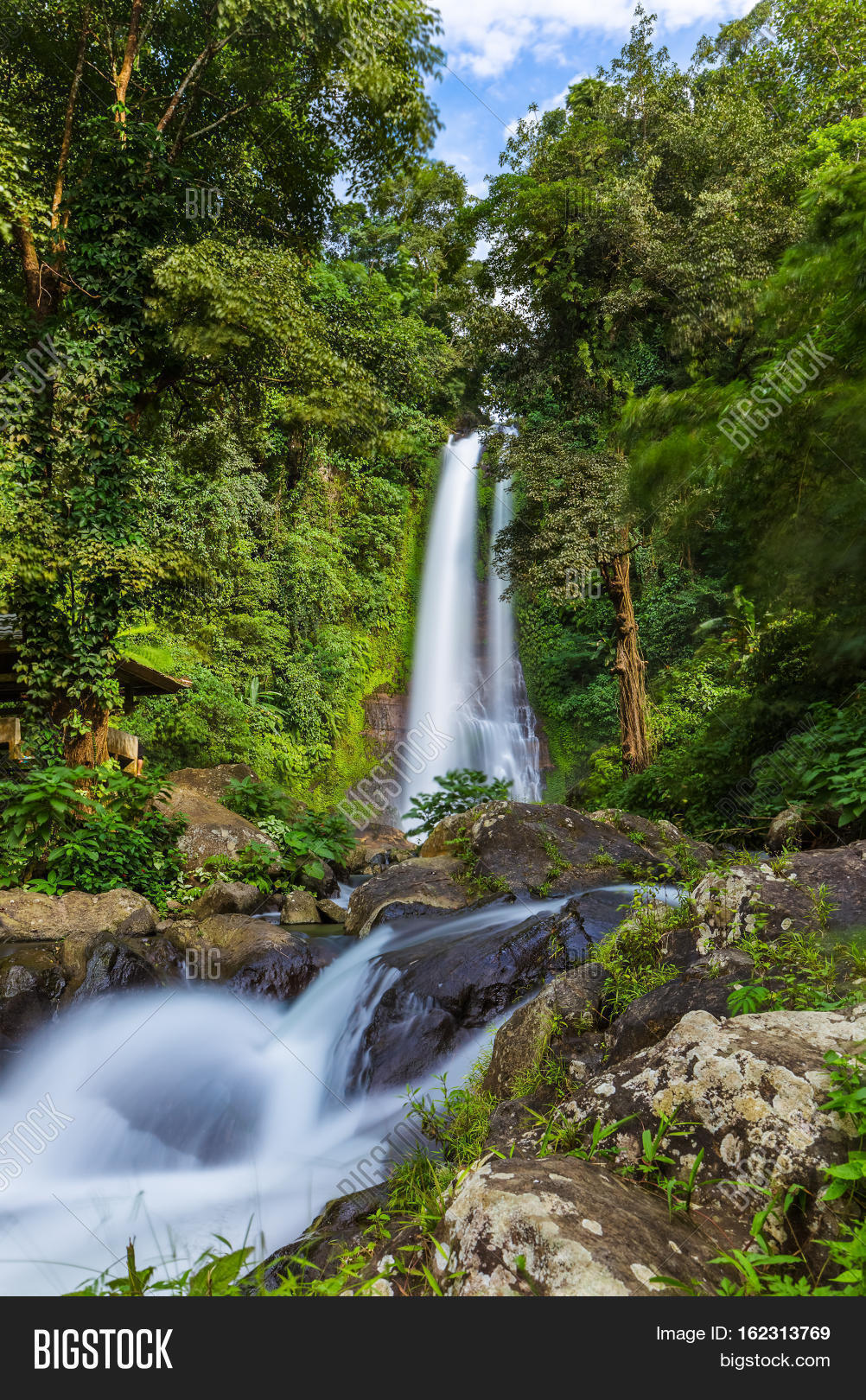 Gitgit Waterfall On Image & Photo (Free Trial) | Bigstock
