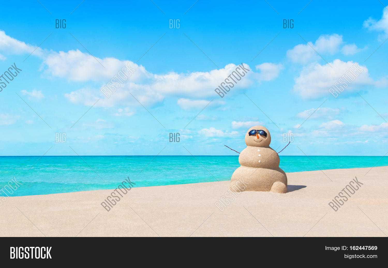 Positive Sandy Snowman Image & Photo (Free Trial) | Bigstock