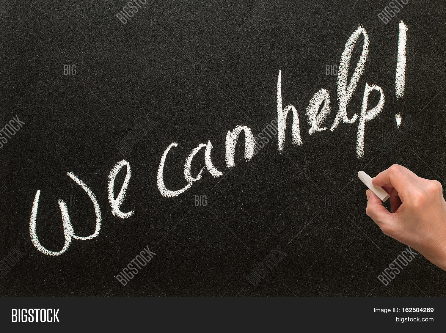 WE CAN HELP Text Image & Photo (Free Trial) | Bigstock