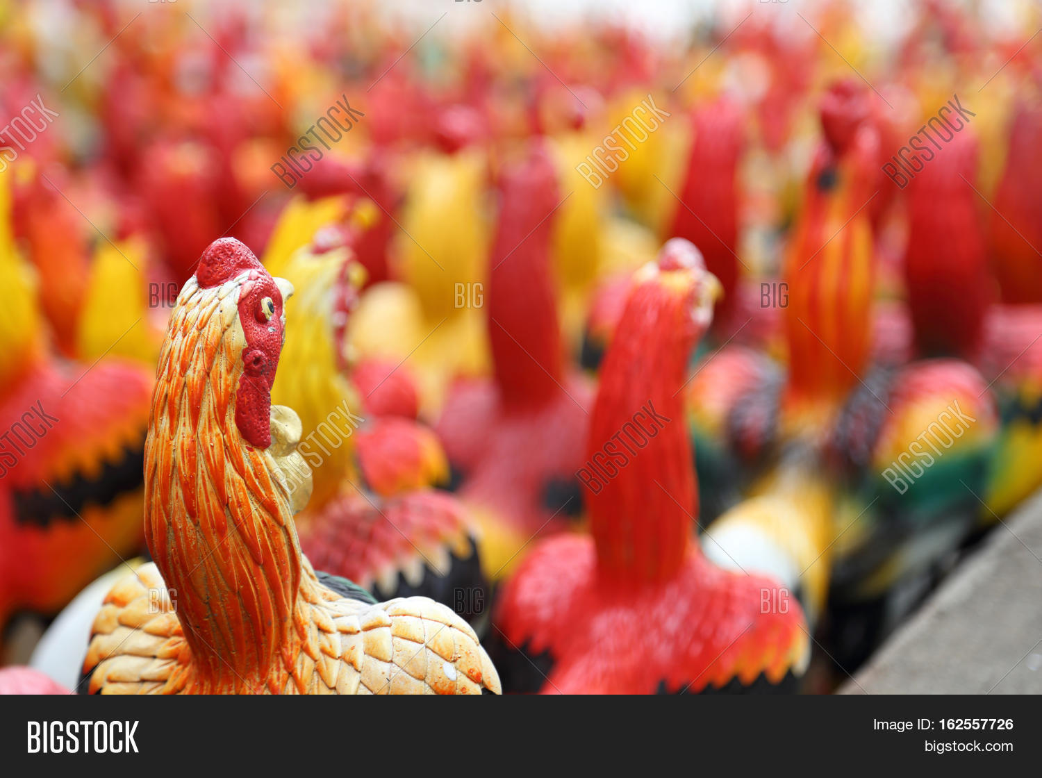 Colorful Many Statues Image & Photo (Free Trial) | Bigstock