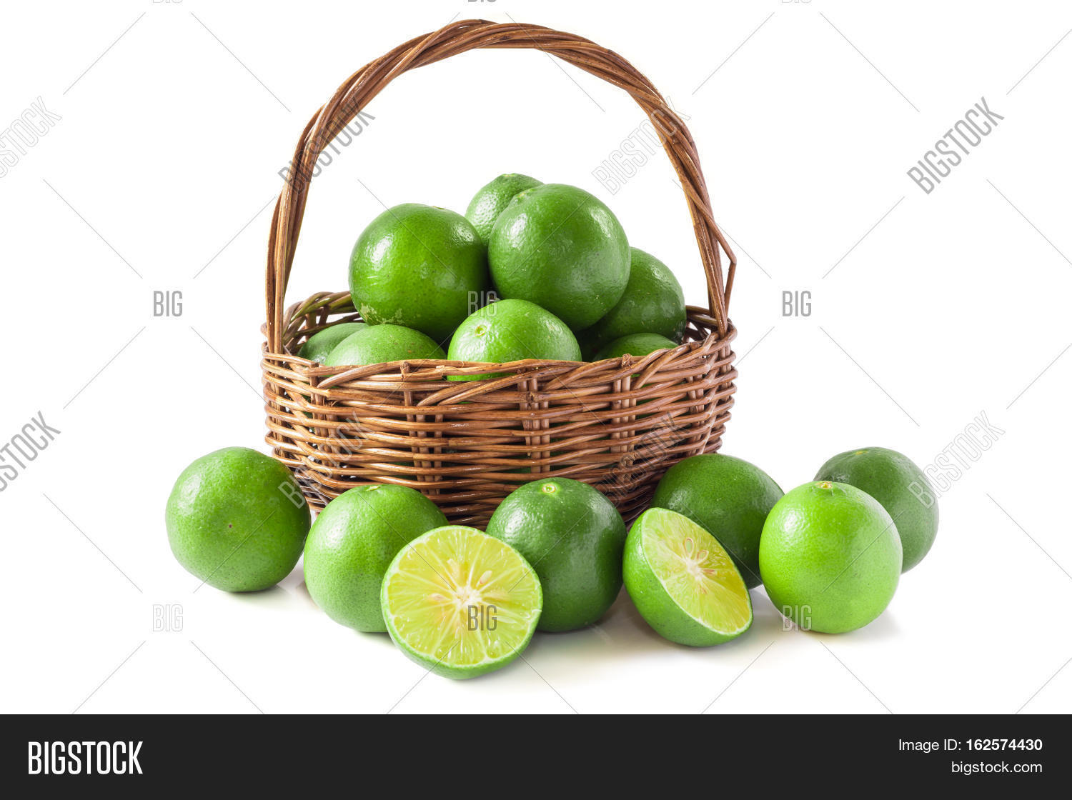 Green Lemon Basket Image & Photo (Free Trial) | Bigstock