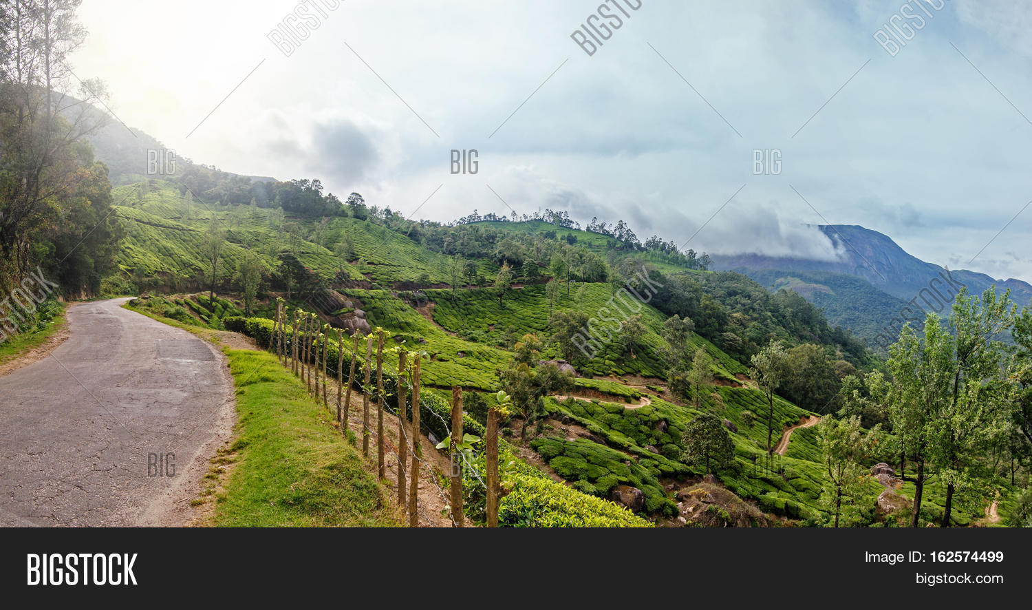Panoramic View Munnar Image & Photo (Free Trial) | Bigstock