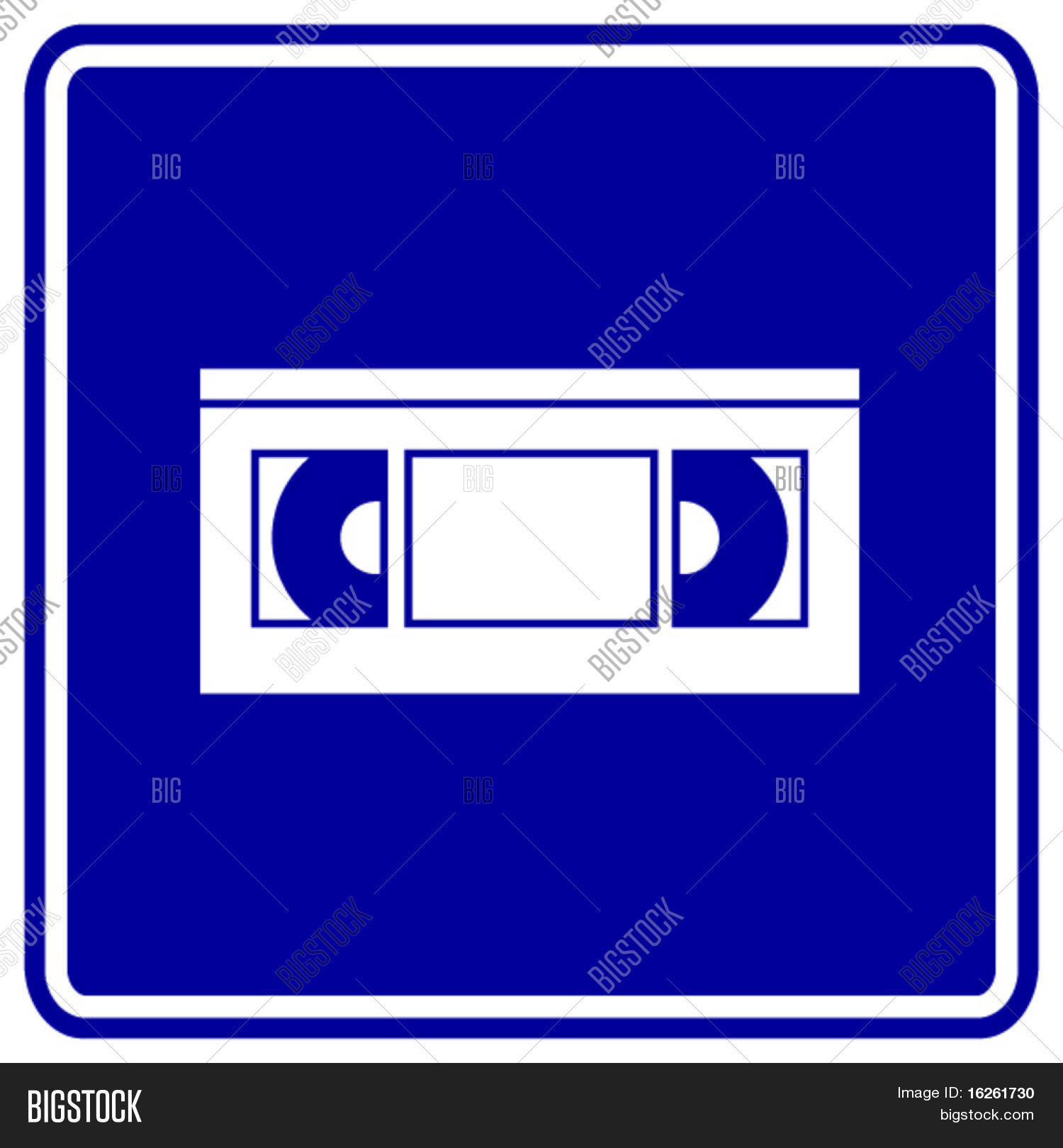Vhs Tape Sign Vector & Photo (Free Trial) | Bigstock
