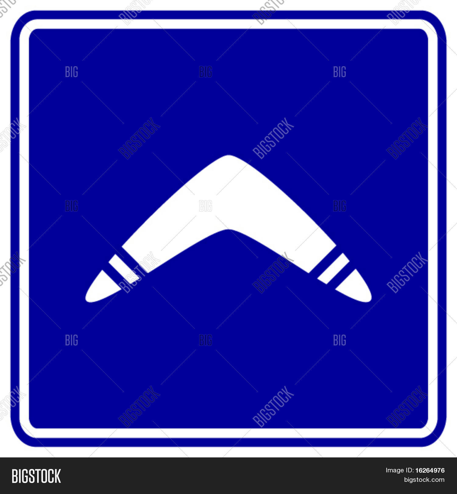 Boomerang Sign Vector & Photo (Free Trial) | Bigstock
