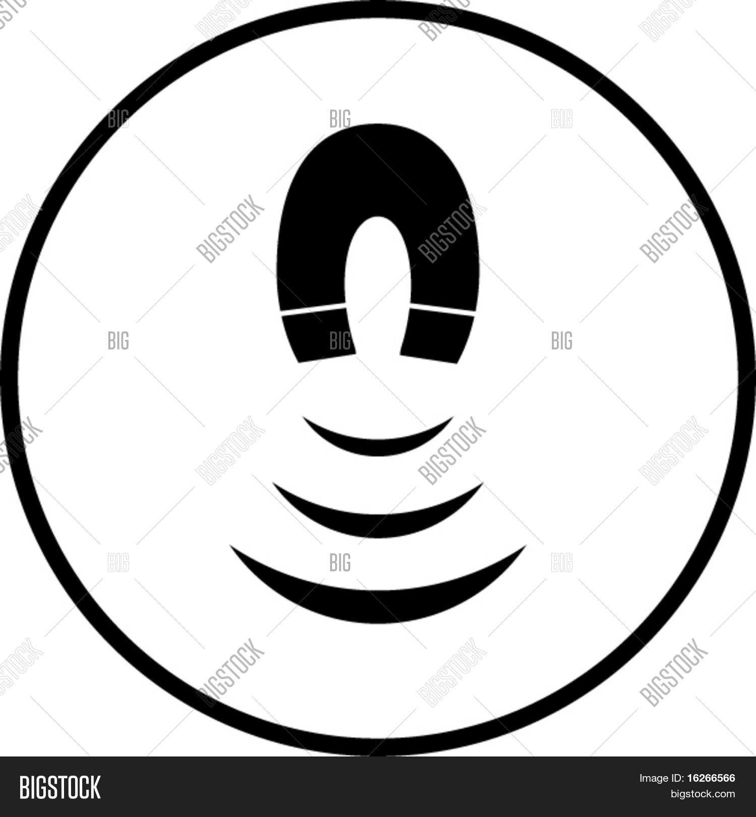 Magnet Symbol Vector & Photo (Free Trial) | Bigstock
