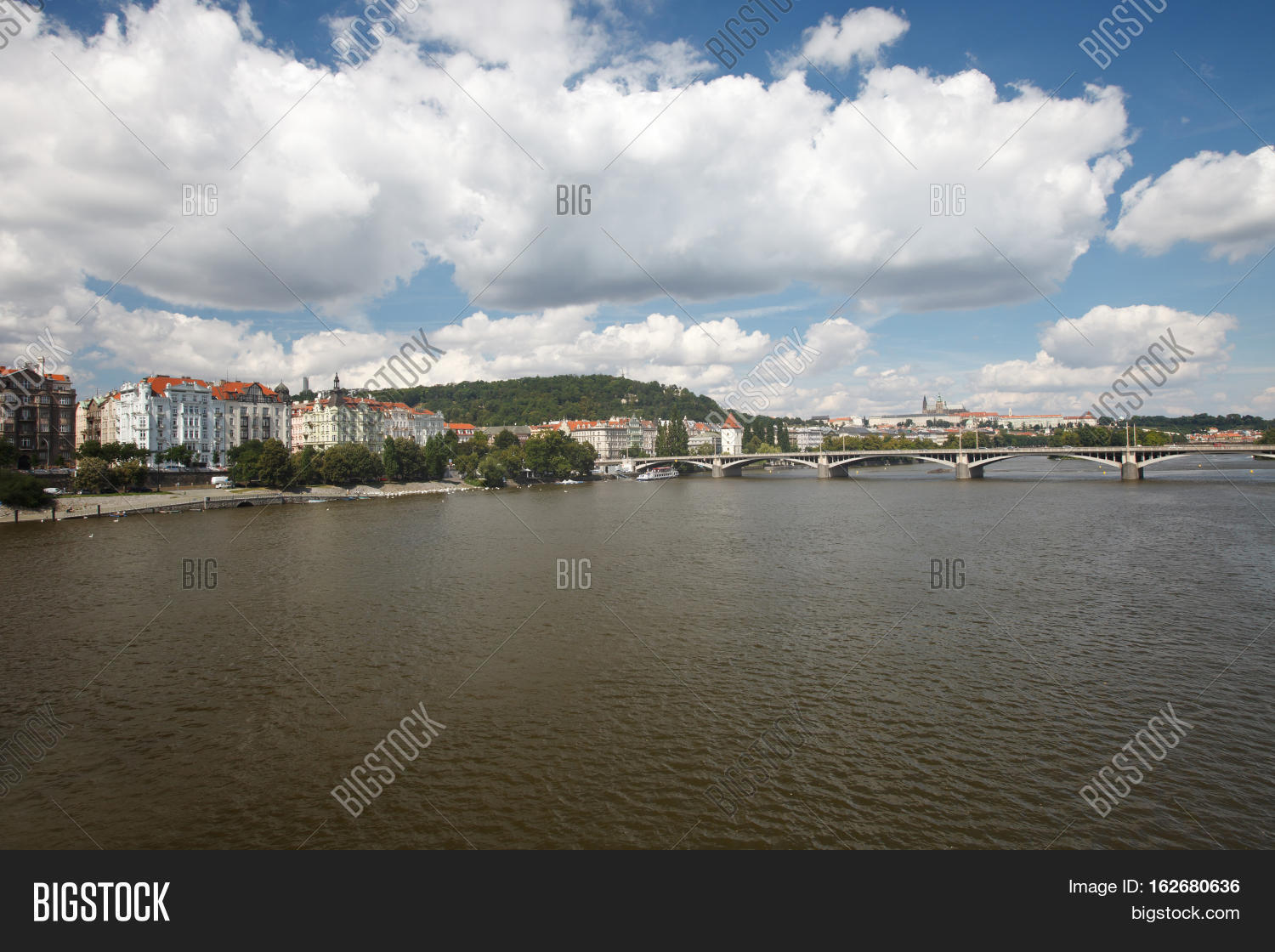 Beautiful River Vltava Image & Photo (Free Trial) | Bigstock