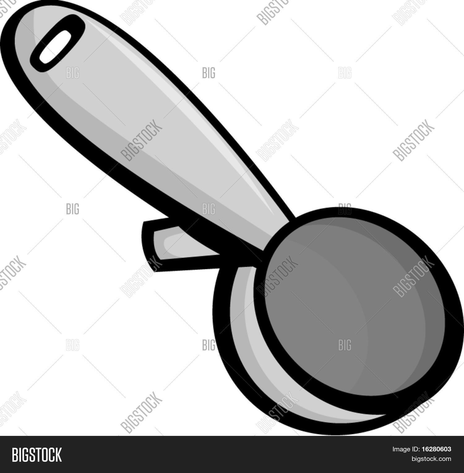 Ice Cream Scoop Tool Vector & Photo (Free Trial) | Bigstock