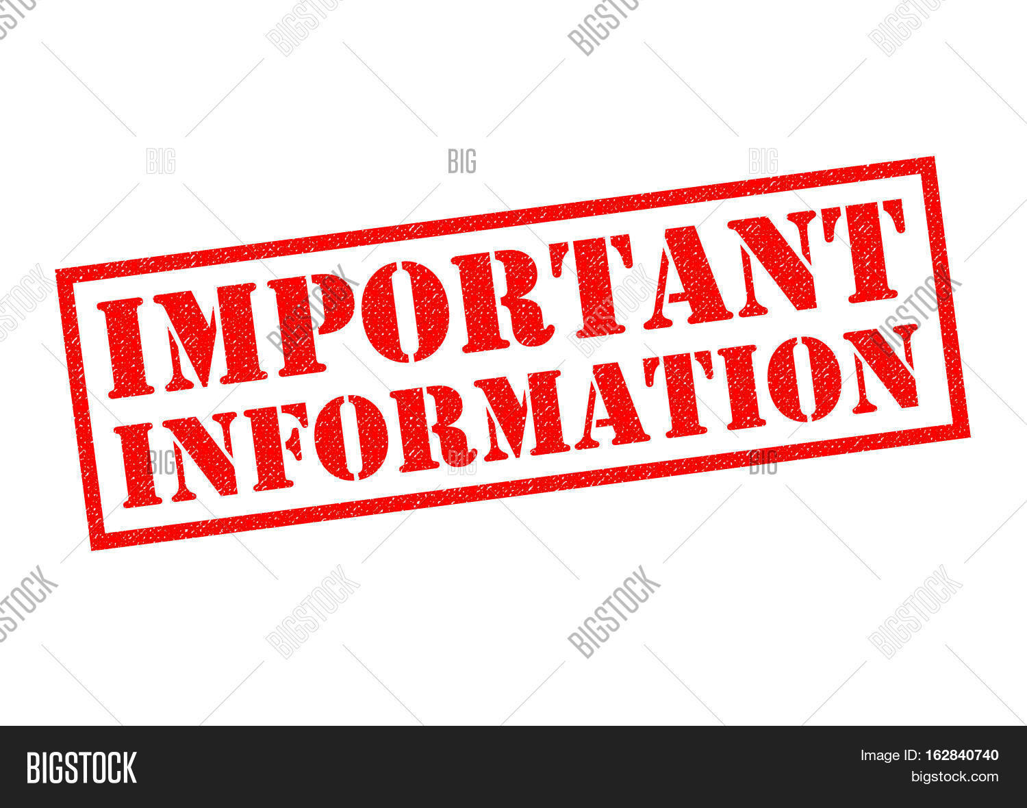 IMPORTANT INFORMATION Image & Photo (Free Trial) | Bigstock