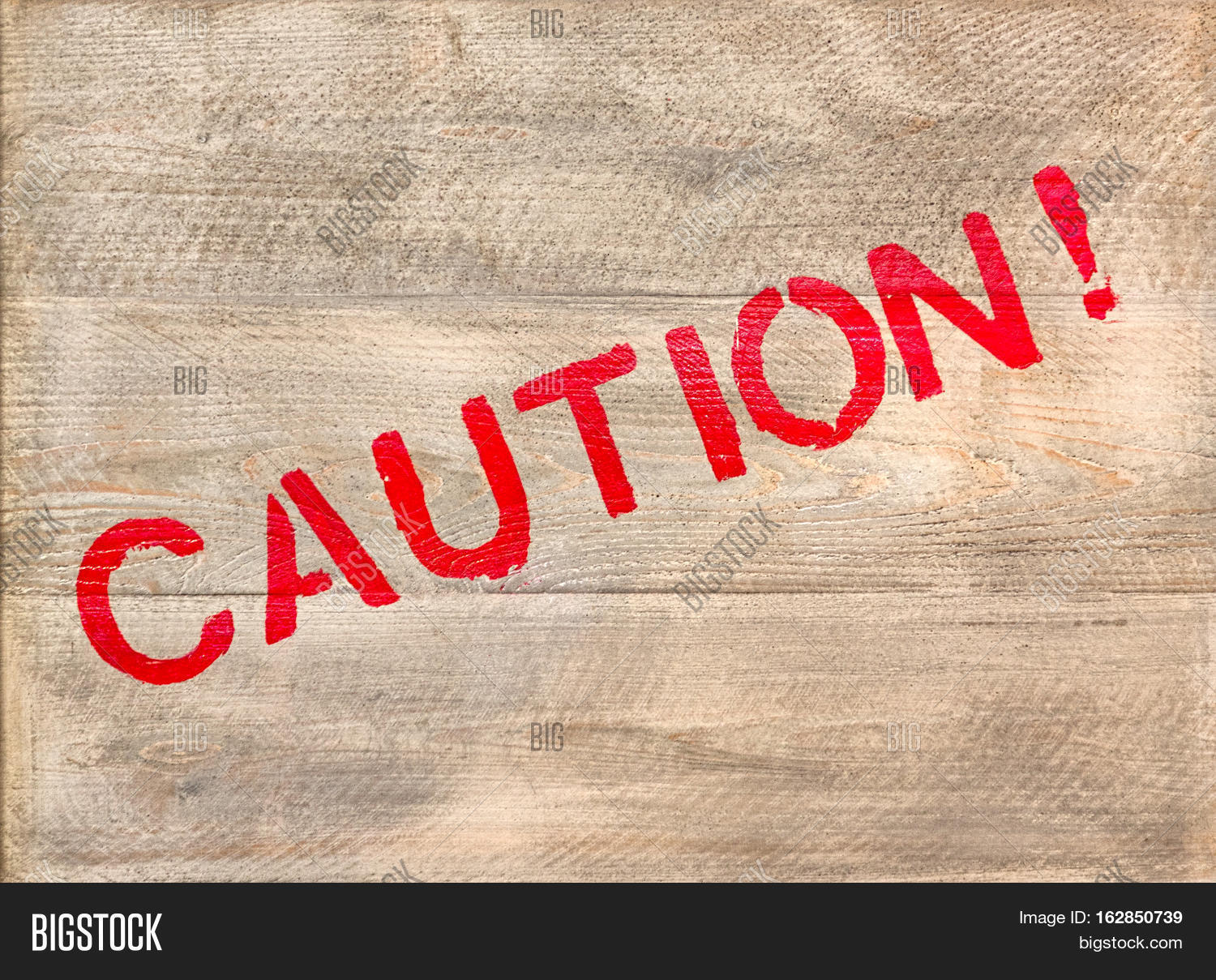 Word Caution Written Image & Photo (Free Trial) | Bigstock