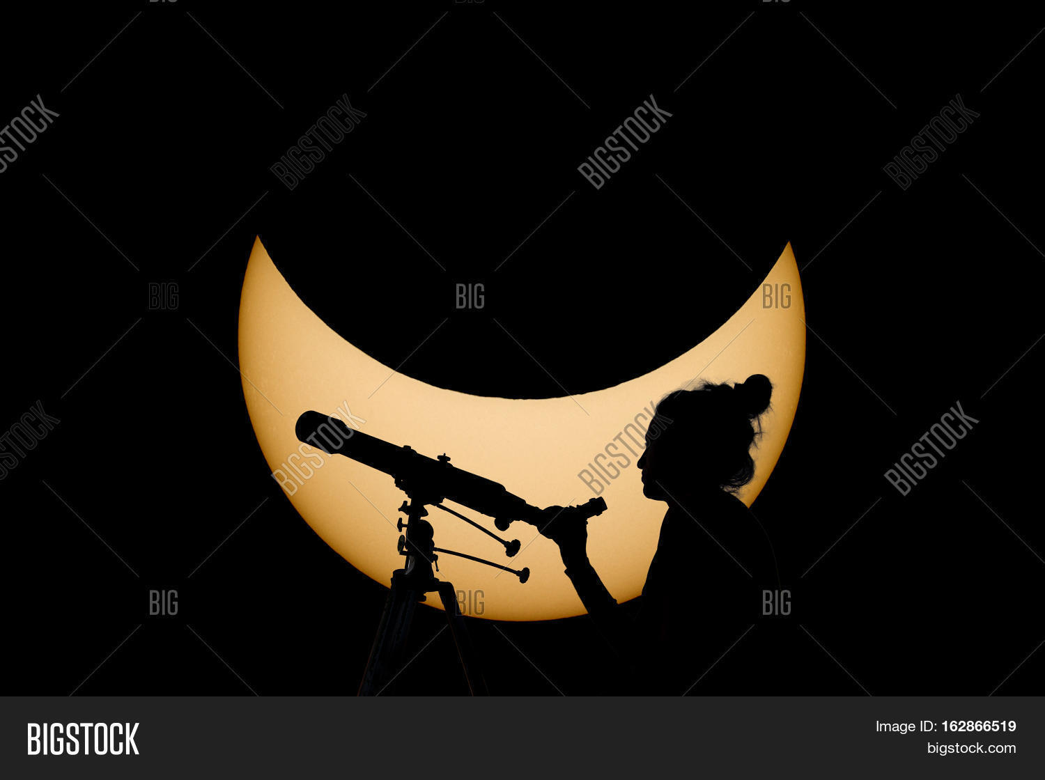 Woman Telescope Safe Image & Photo (Free Trial) | Bigstock