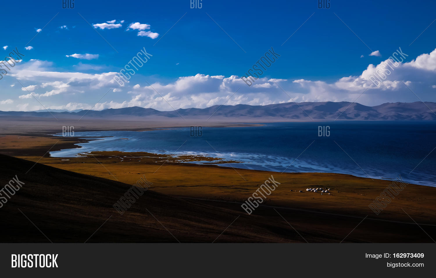 Panorama Song Kul Lake Image & Photo (Free Trial) | Bigstock