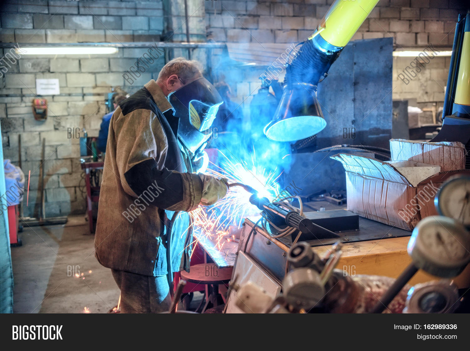 Working Welder Welds Image & Photo (Free Trial) | Bigstock