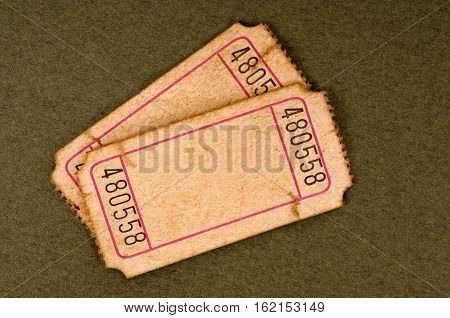 Old Blank Tickets Torn Image & Photo (Free Trial) | Bigstock