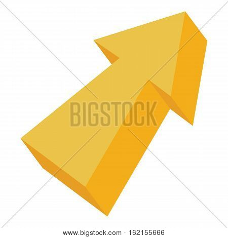 Yellow Arrow Icon. Vector & Photo (Free Trial) | Bigstock