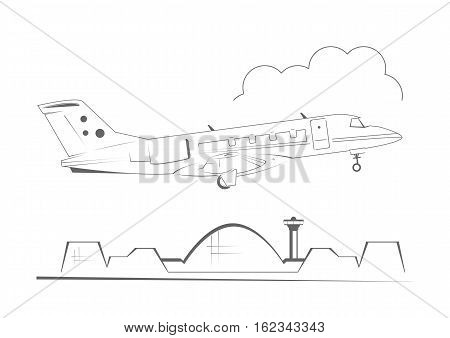 Airplane Taking Off. Vector & Photo (Free Trial) | Bigstock