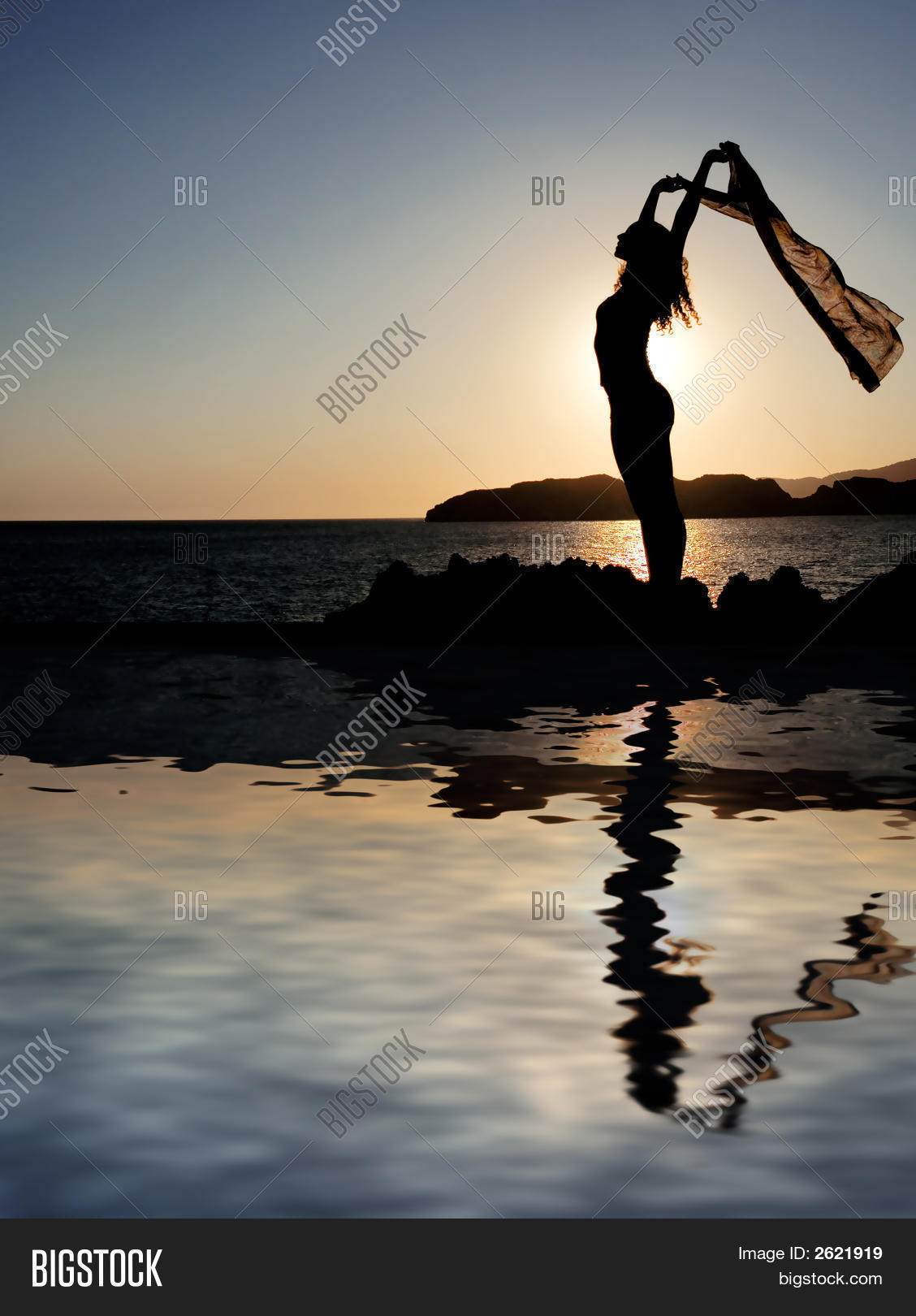 Peaceful Beach Scene Image & Photo (Free Trial) | Bigstock
