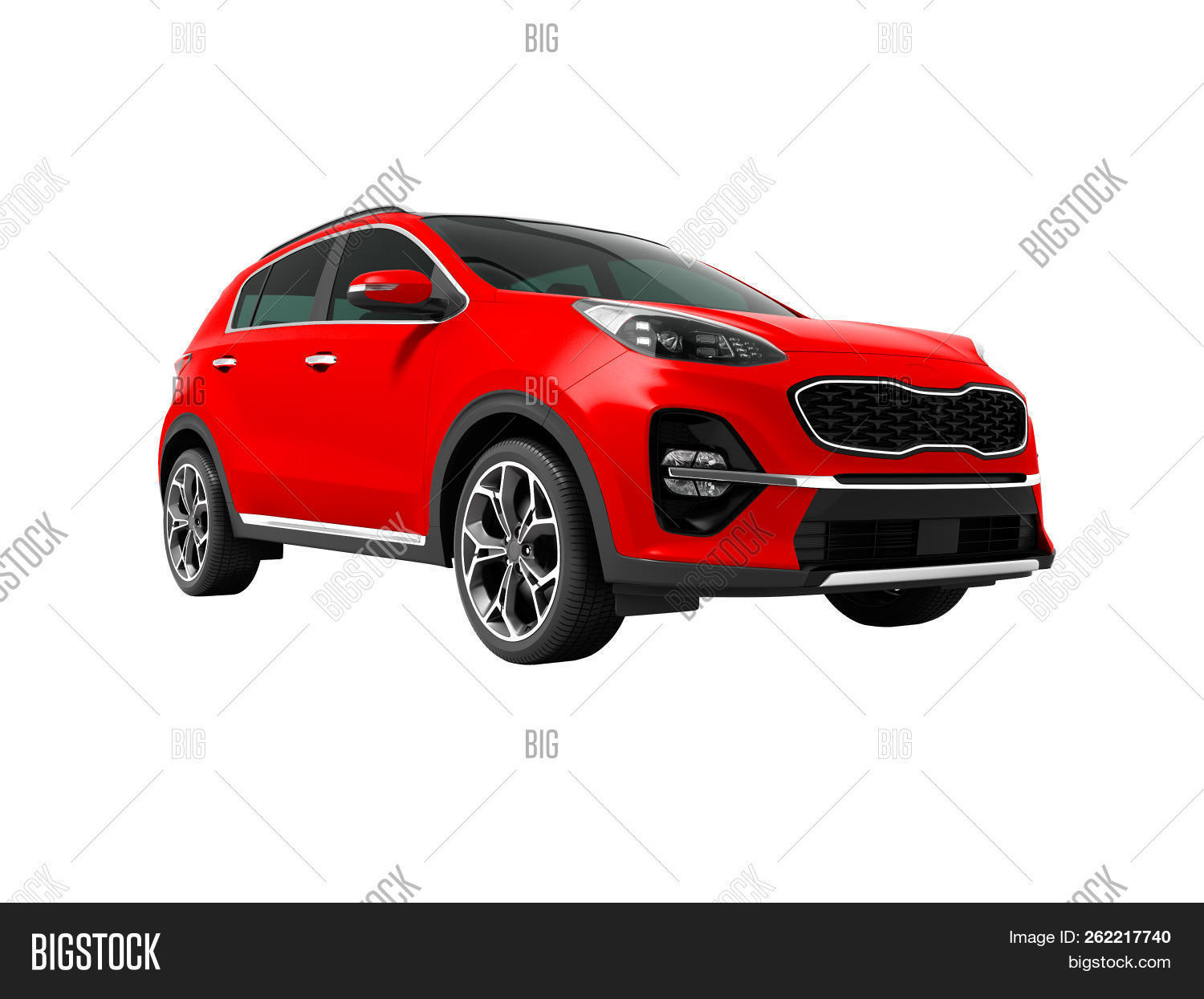 Modern Red New Car Image & Photo (Free Trial) | Bigstock