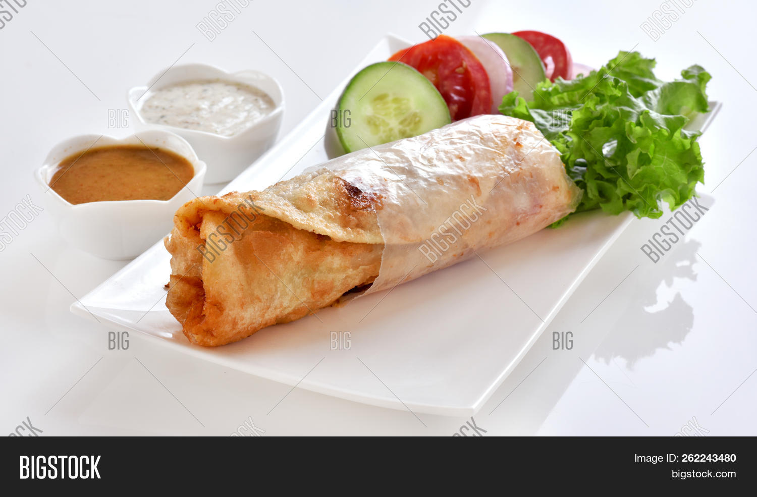 Paratha Roll, Image & Photo (Free Trial) | Bigstock