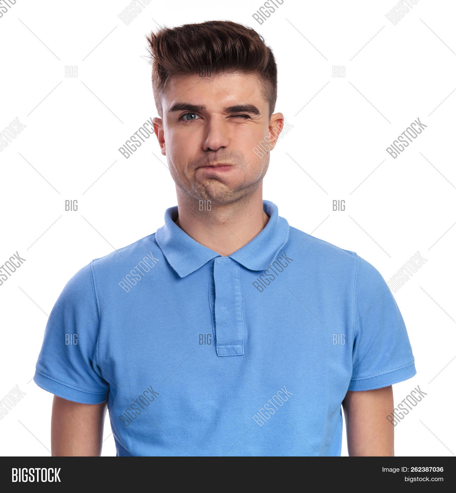 Goofy Young Casual Man Image & Photo (Free Trial) | Bigstock