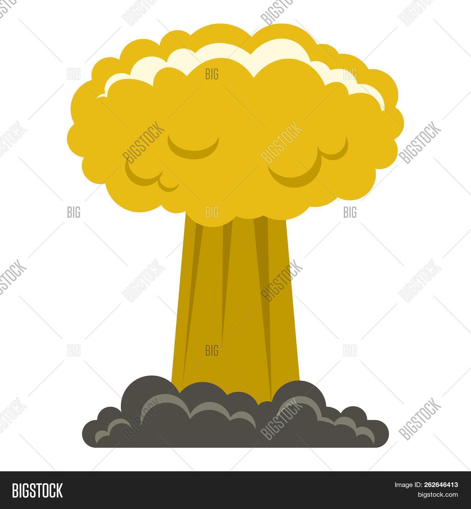 Mushroom Cloud Icon Image & Photo (Free Trial) | Bigstock