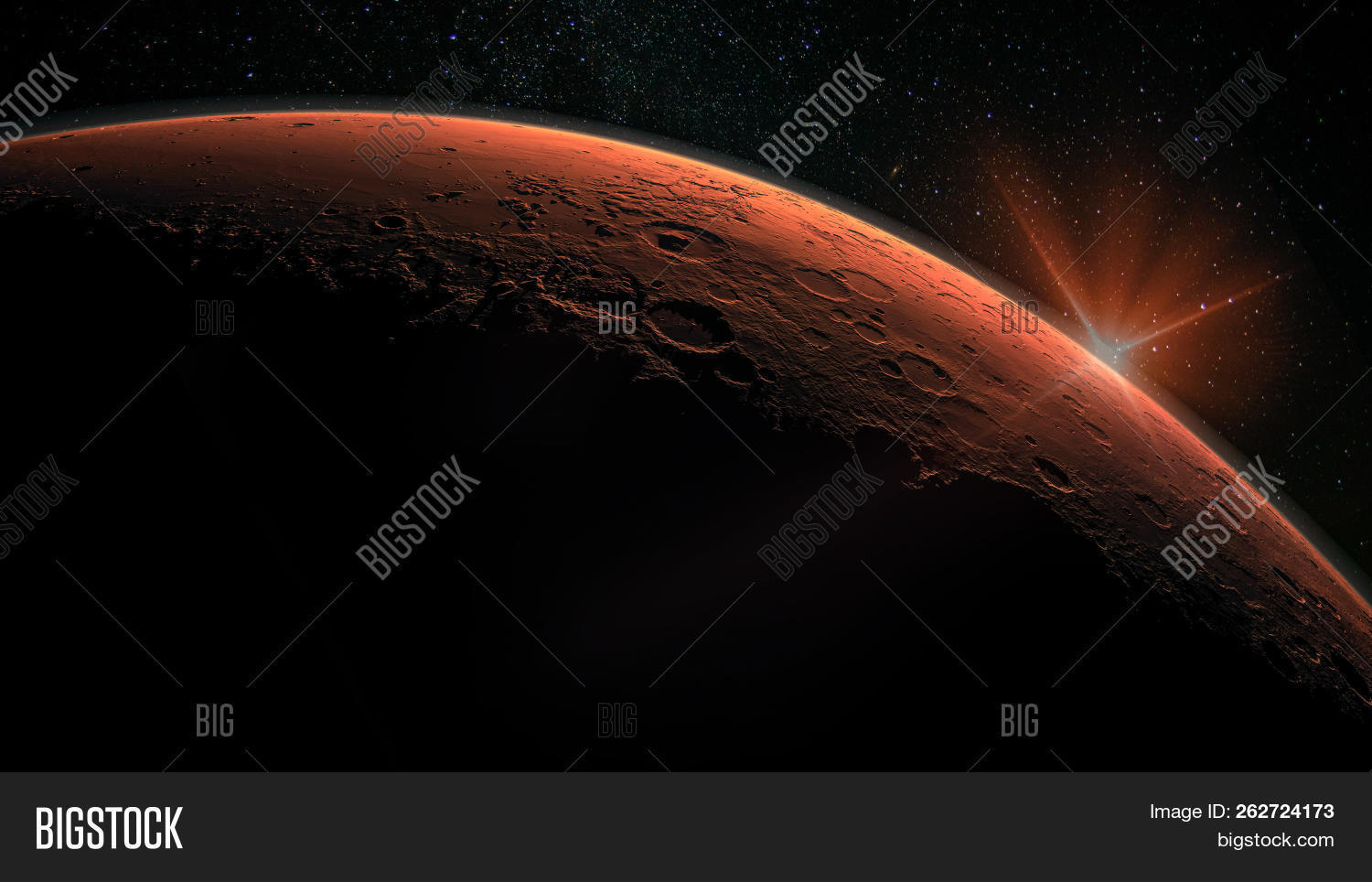 Mars High Resolution Image & Photo (Free Trial) | Bigstock