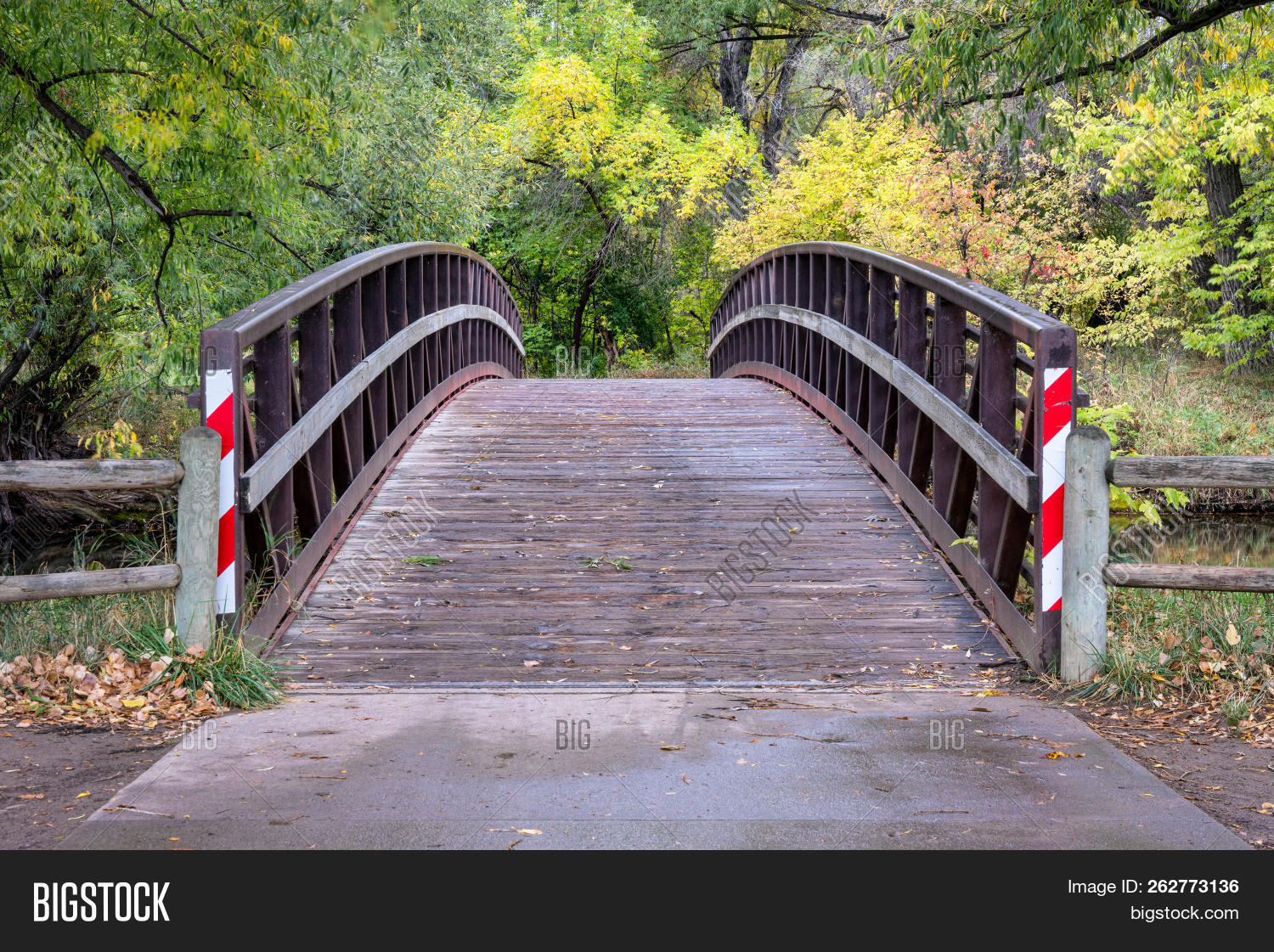 Footbridge Over River Image & Photo (Free Trial) | Bigstock