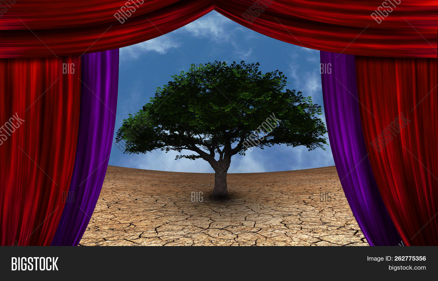 Surrealism. Green Tree Image & Photo (Free Trial) | Bigstock