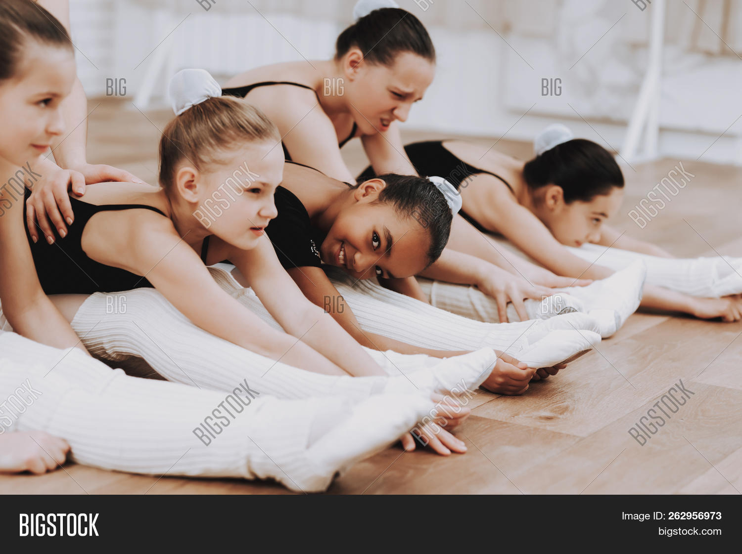 Ballet Training Girls Image & Photo (Free Trial) | Bigstock