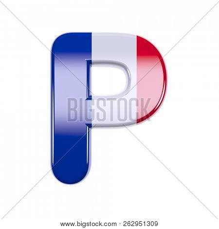 French Flag Letter P Image & Photo (Free Trial) | Bigstock