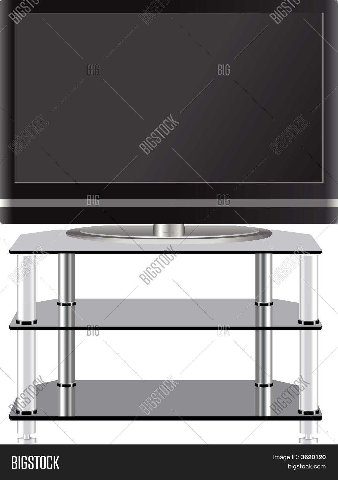 Flat Panel Television Vector & Photo (Free Trial) | Bigstock