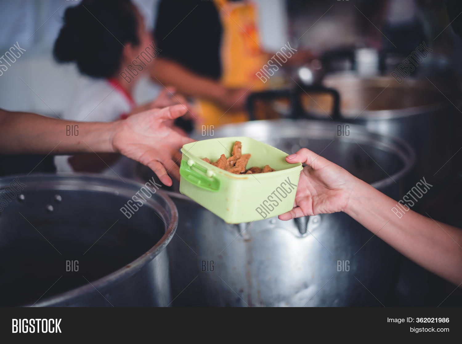 Giving Free Food Image & Photo (Free Trial) | Bigstock