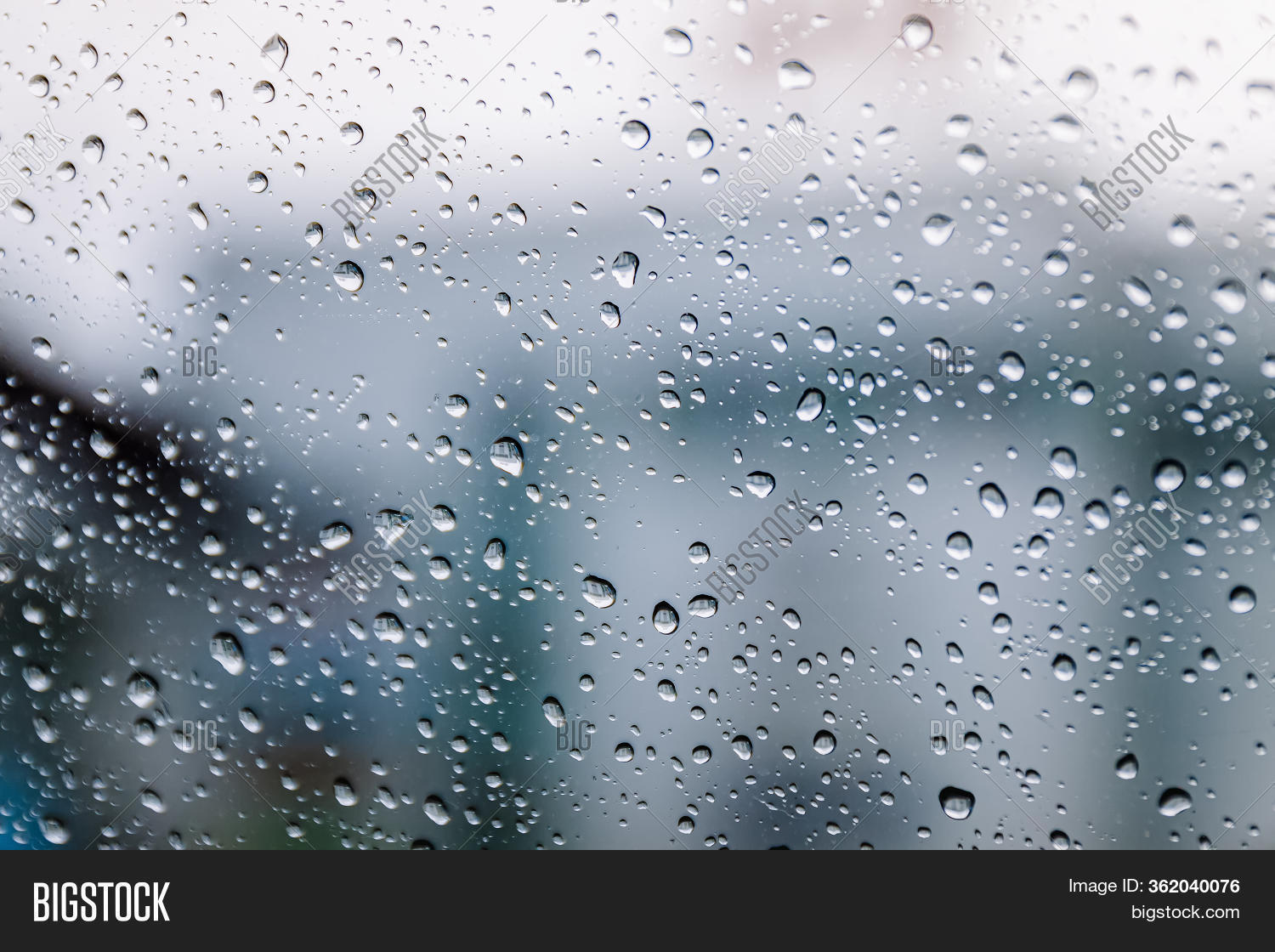 Rain Drops On Surface Image & Photo (Free Trial) | Bigstock