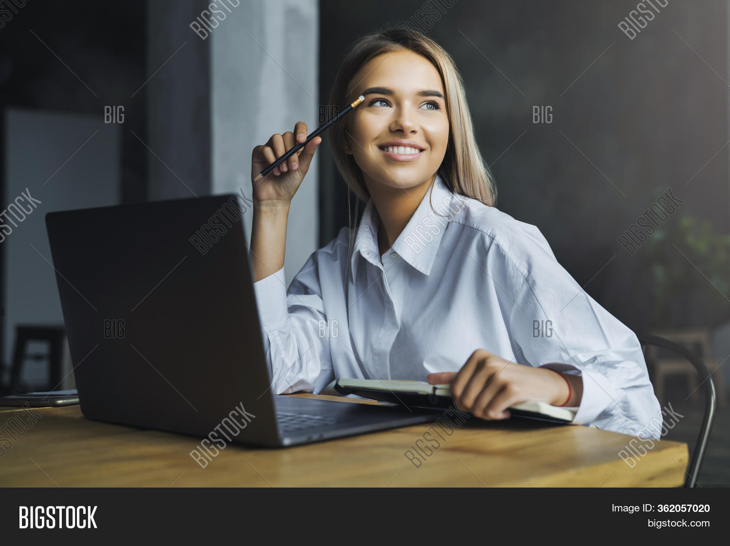 Girl Studying Front Image & Photo (Free Trial) | Bigstock