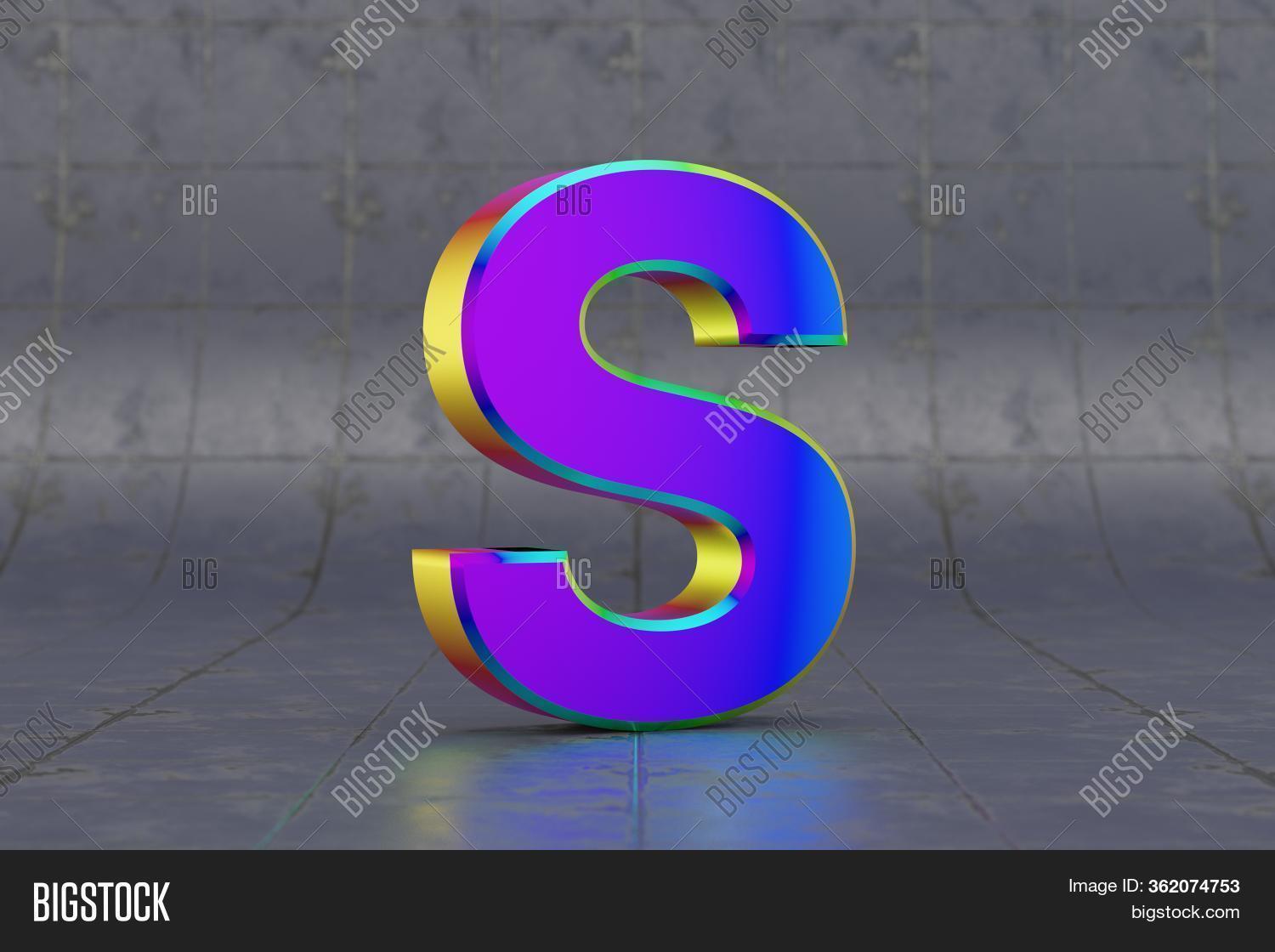 Multicolor 3d Letter S Image & Photo (Free Trial) | Bigstock