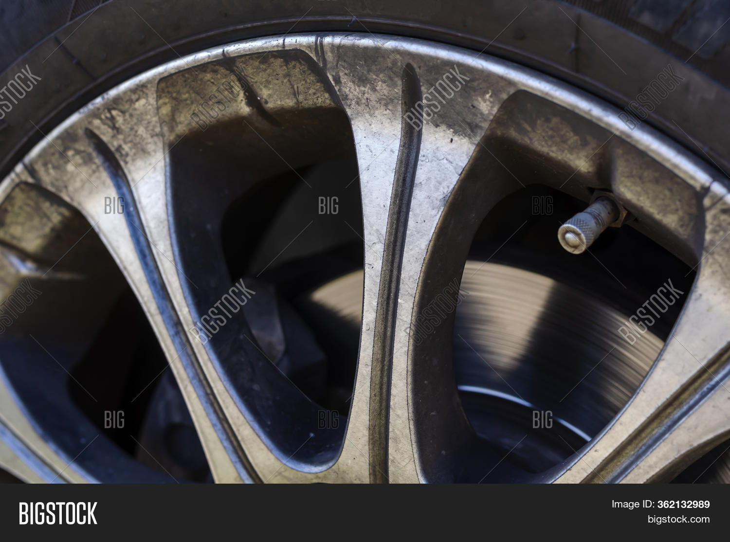 Alloy Wheel Dirt Oil. Image & Photo (Free Trial) | Bigstock