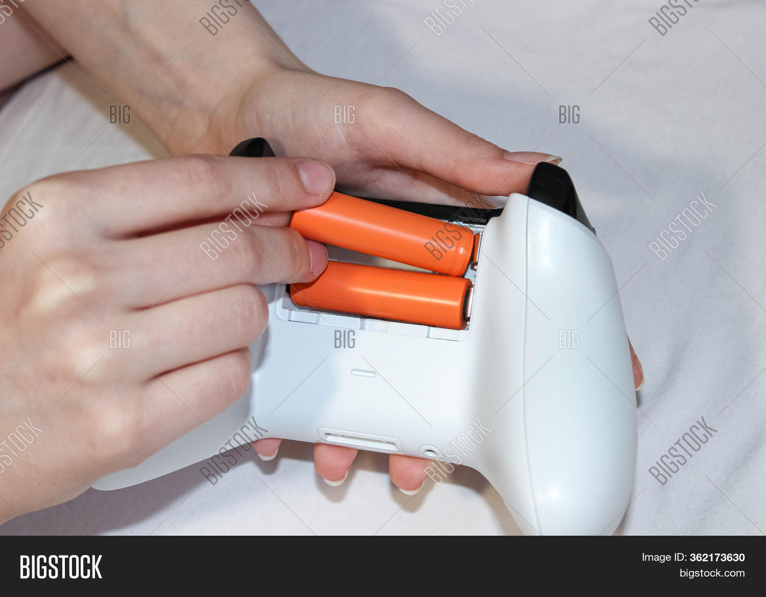Hands Insert Batteries Image & Photo (Free Trial) | Bigstock
